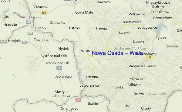 Nowa Osada – Wisła Información del Ski Resort,condiciones de nieve,Nowa ...