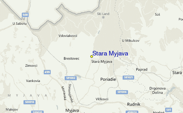 Stará Myjava Información del Ski Resort,condiciones de nieve,Stará ...